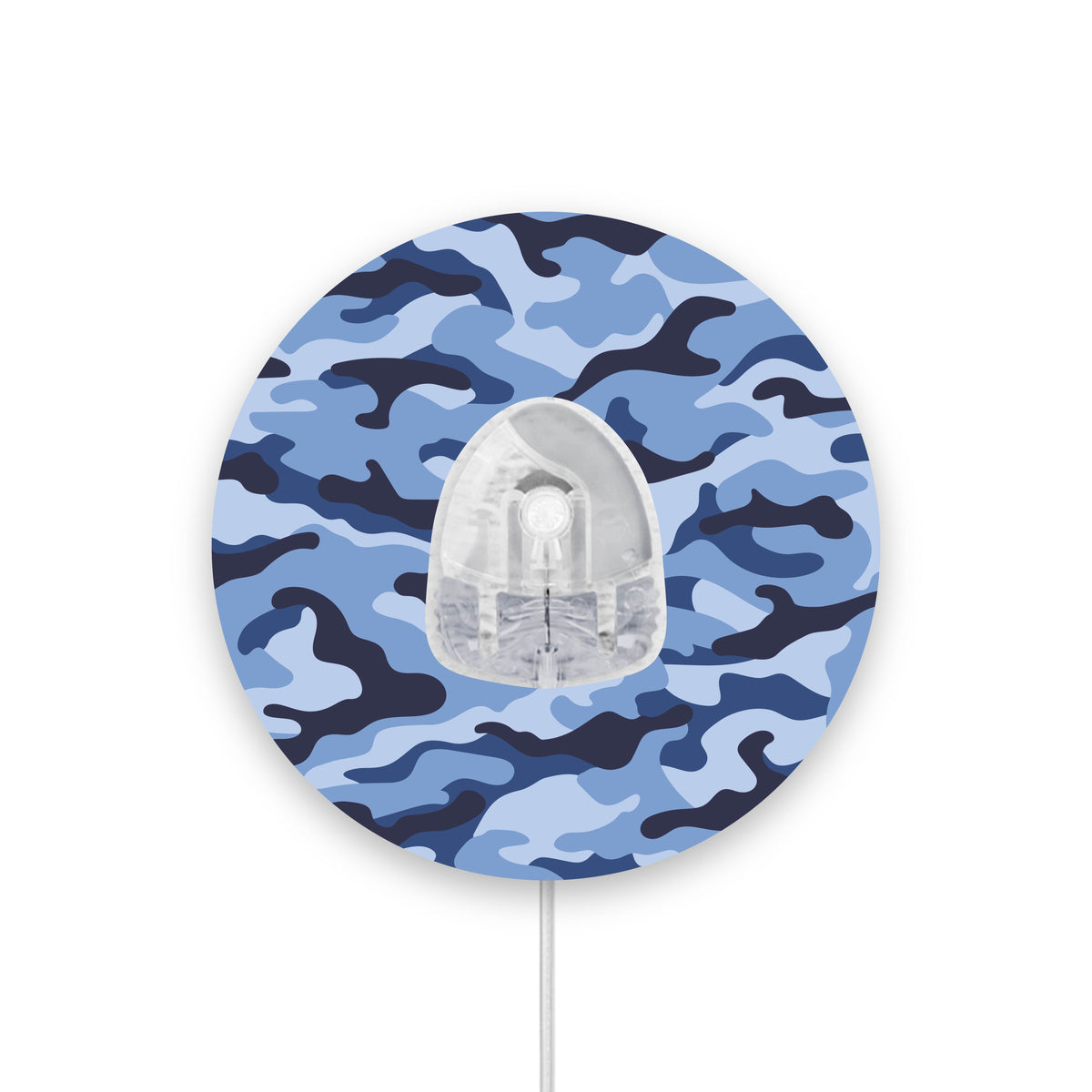 Blue Camouflage Infusion Set Diabetes Patch – Patch and Stick