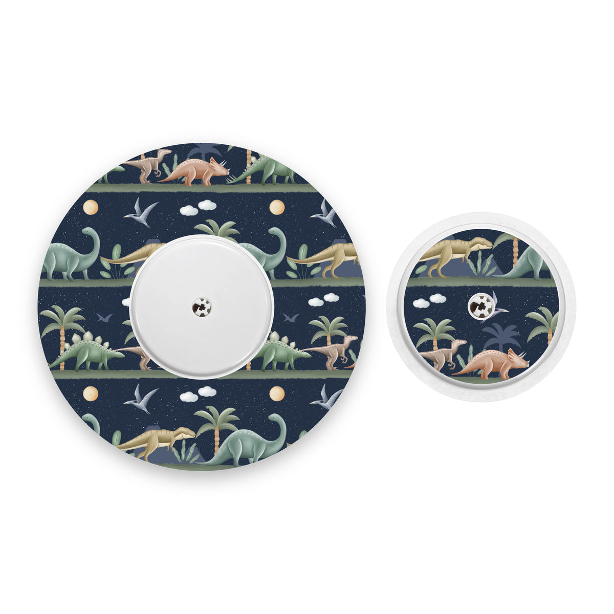 Midnight Dinosaurs Freestyle Libre 2 Diabetes Patch with Matching Viny ...