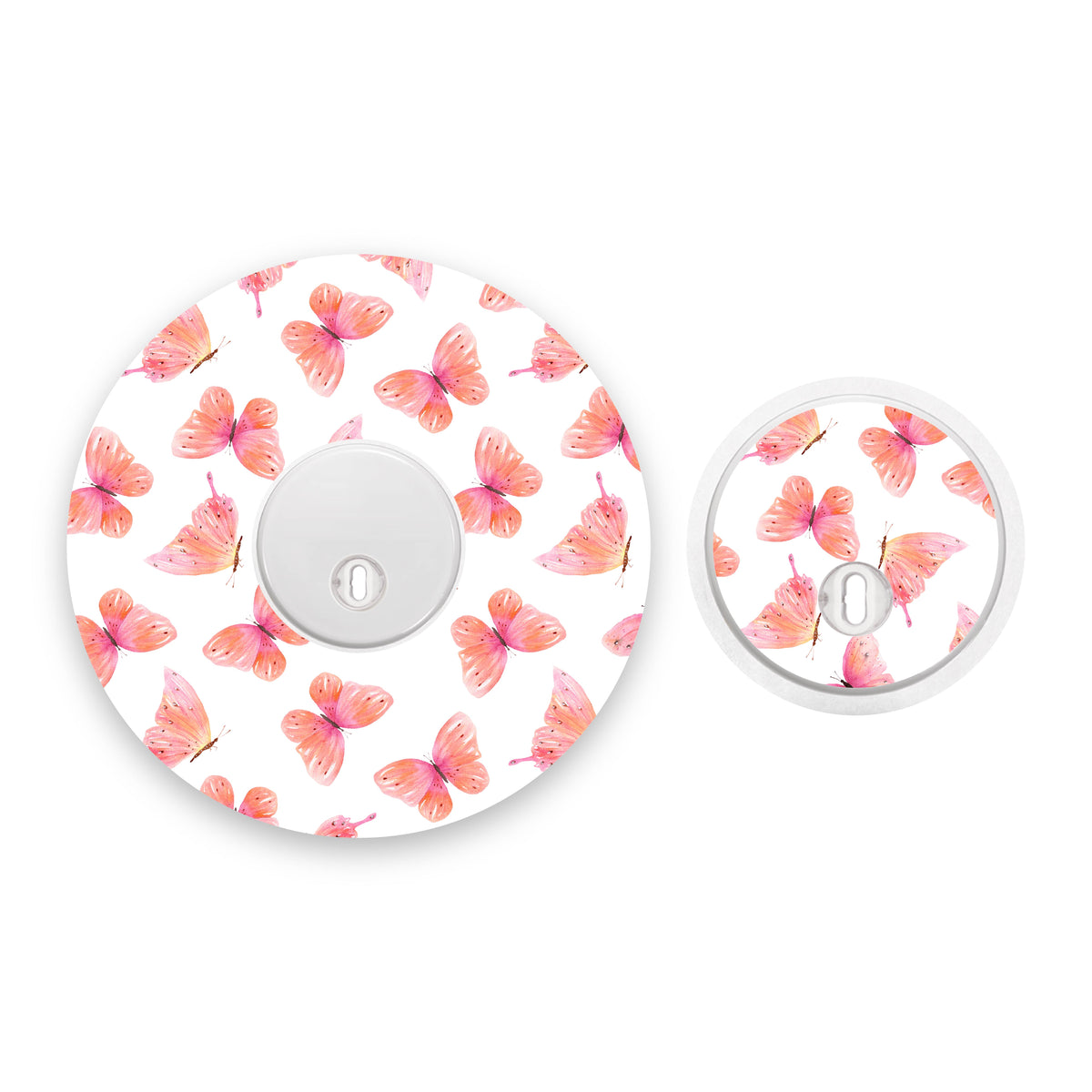 Pink Butterflies Freestyle Libre 3 Diabetes Patch with Matching Vinyl ...