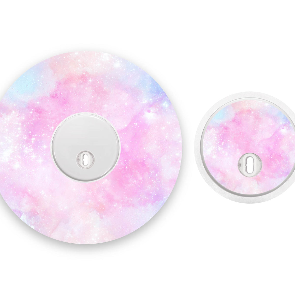 Pastel Pink Watercolour Freestyle Libre 3 Diabetes Patch with Matching ...