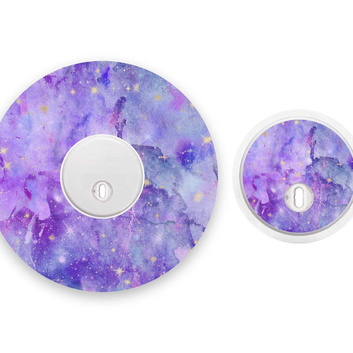 Purple Watercolour Freestyle Libre 3 Diabetes Patch with Matching Viny ...