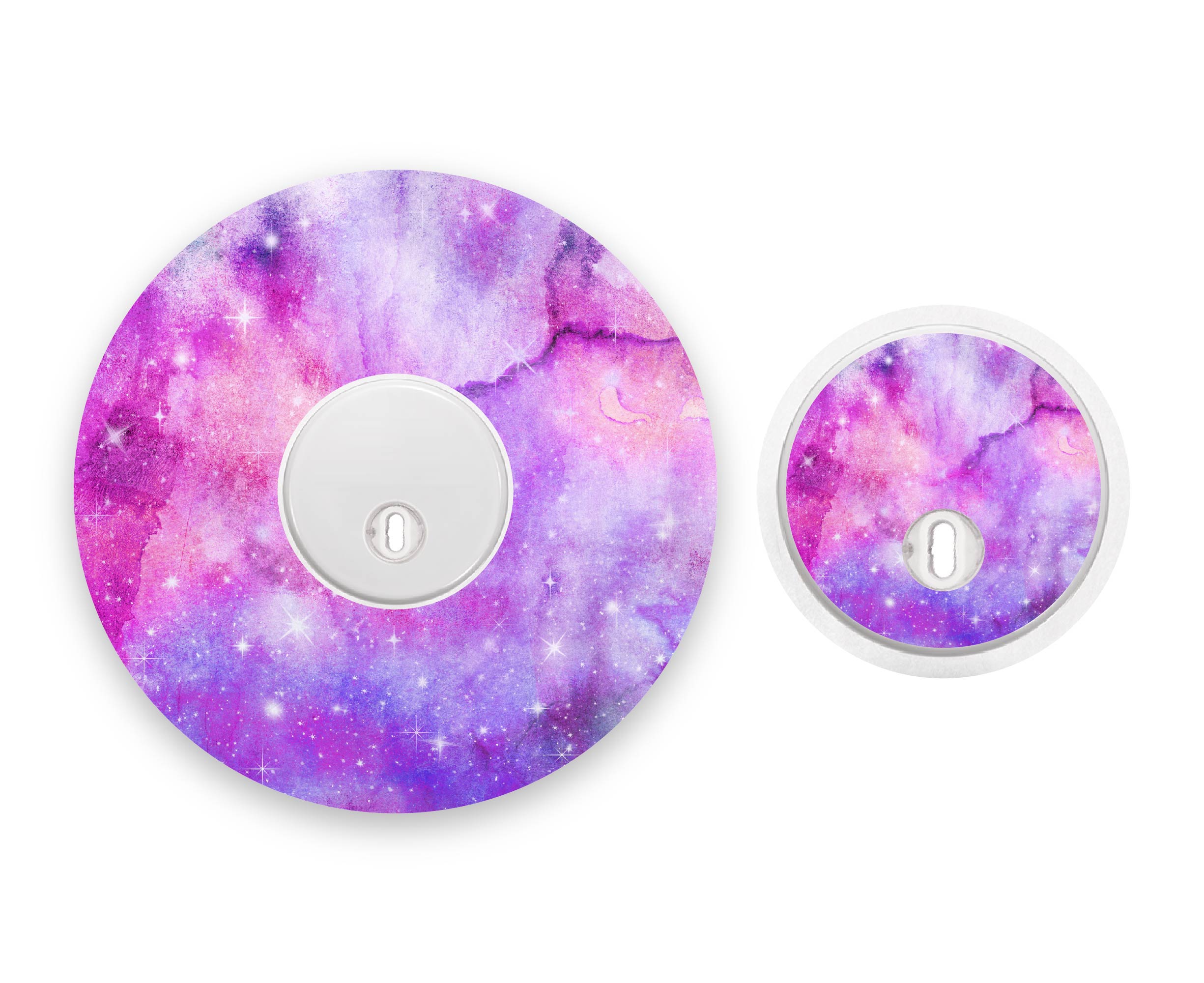 Purple Pink Watercolour Freestyle Libre 3 Diabetes Patch with Matching ...