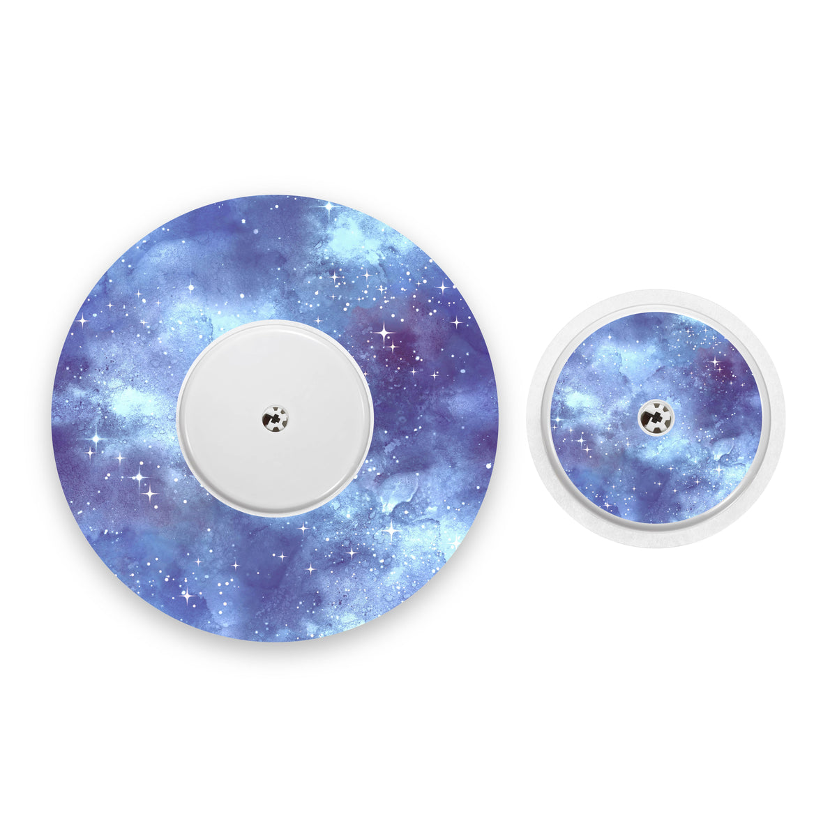 Midnight Watercolour Freestyle Libre 2 Diabetes Patch with Matching Vi ...