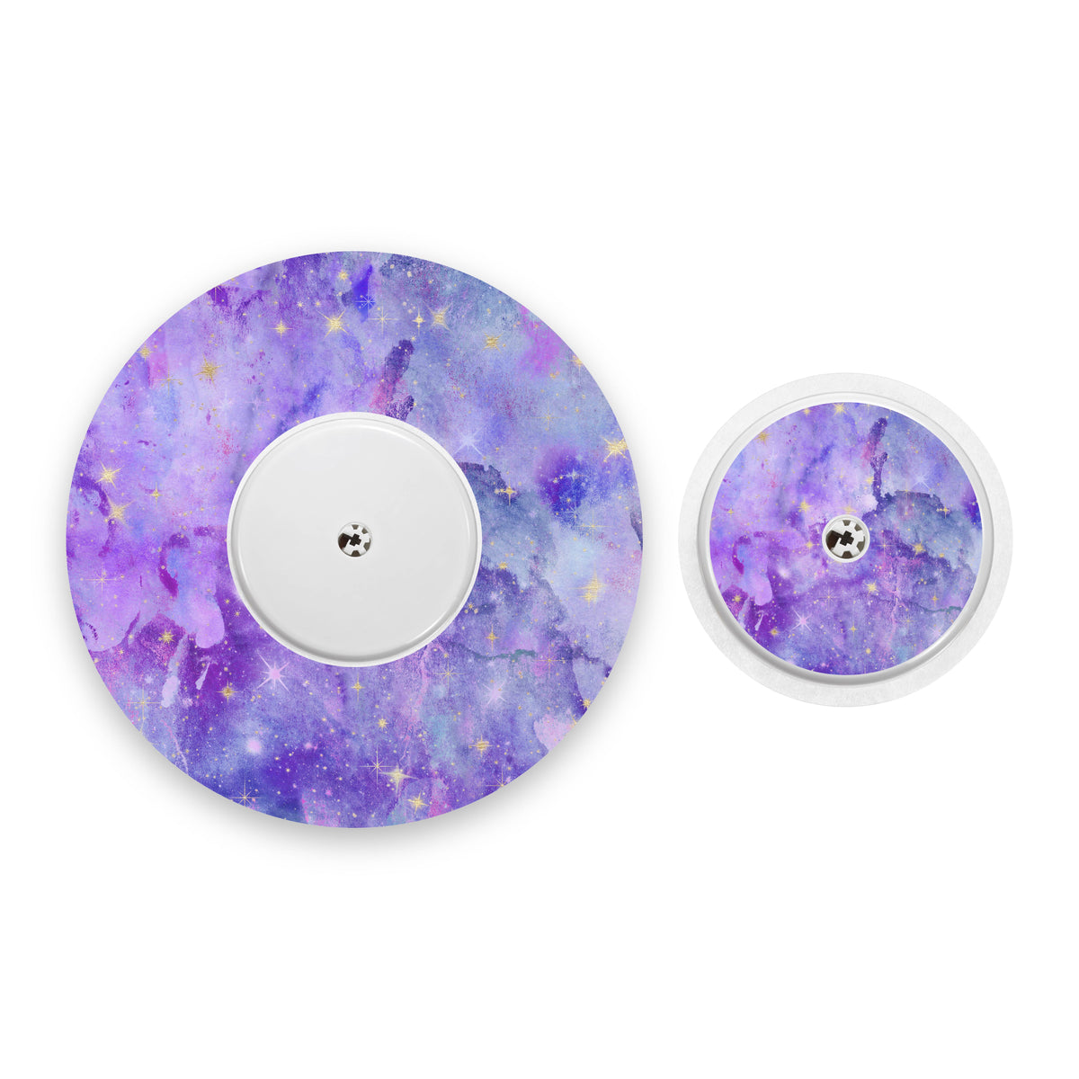 Purple Watercolour Freestyle Libre 2 Diabetes Patch with Matching Viny ...