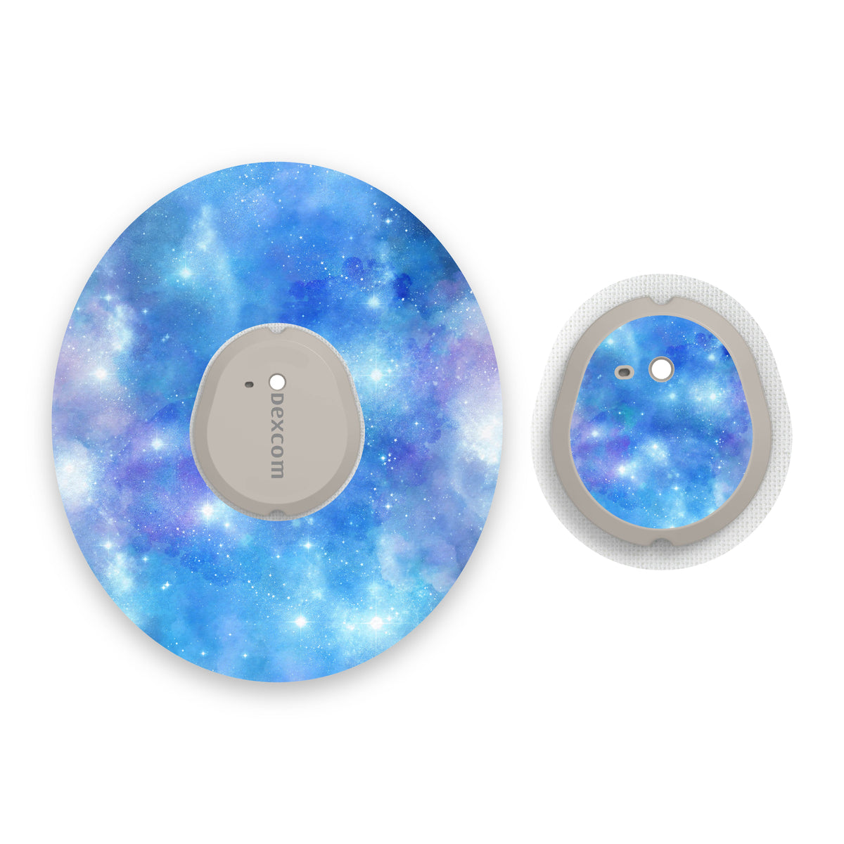 Blue Watercolour Dexcom G7 Diabetes Patch – Patch and Stick