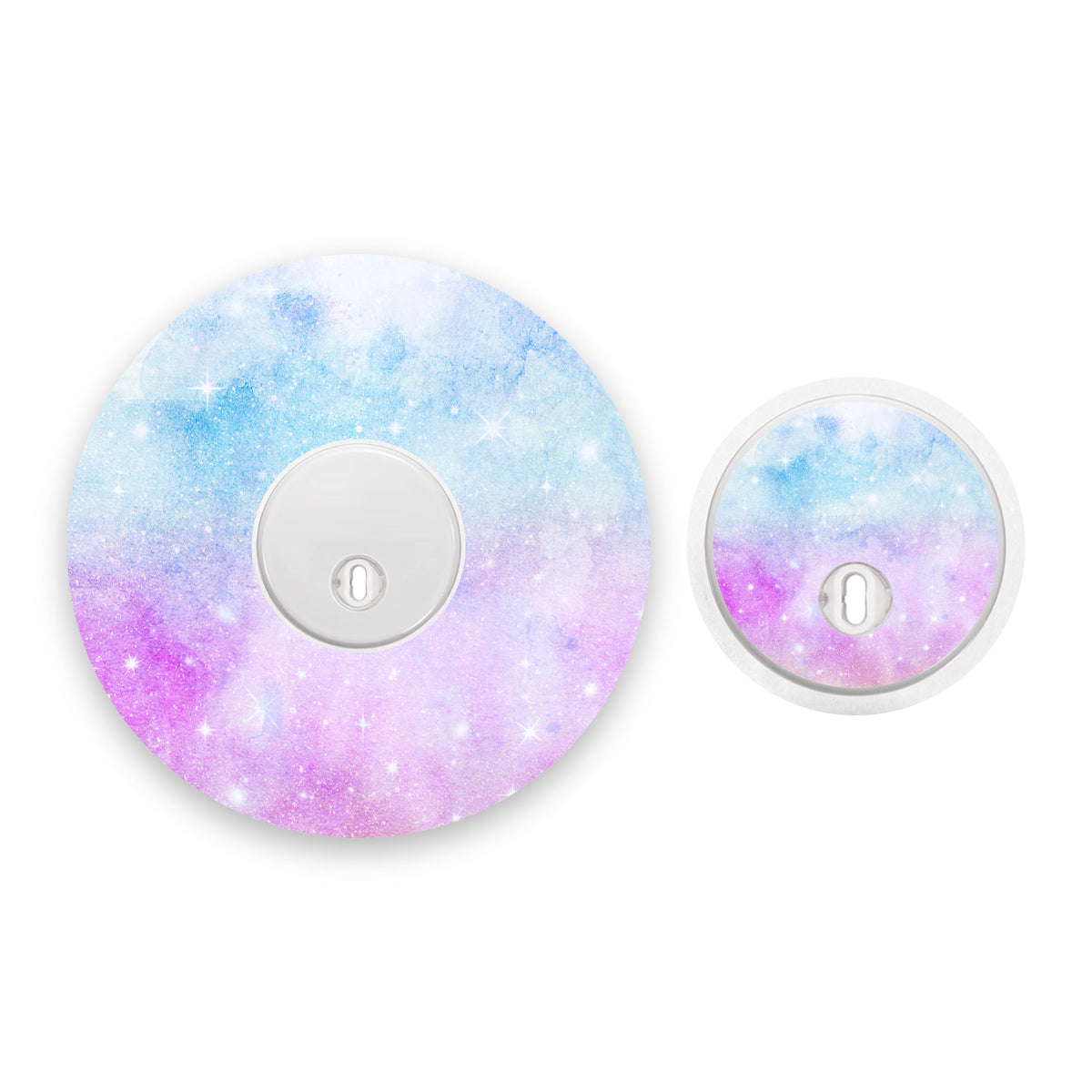 Blue to Pink Watercolour Freestyle Libre 3 Diabetes Patch with Matchin ...