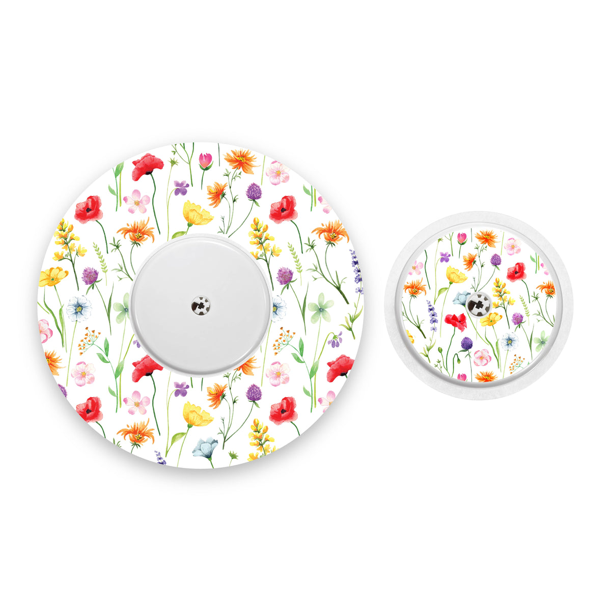 Wildflowers Freestyle Libre 2 Diabetes Patch with Matching Vinyl Centr ...